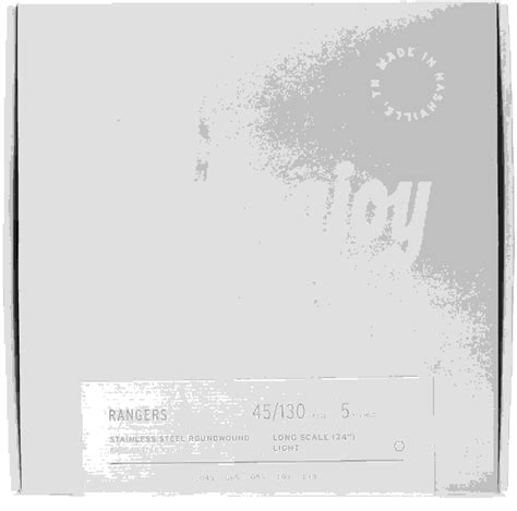 Stringjoy Rangers Stainless Steel Long Scale 5 String Bass Strings