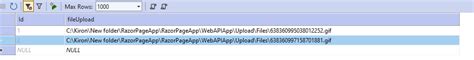 C In Aspnet Core Web Api Not Able To Upload A File Into Database