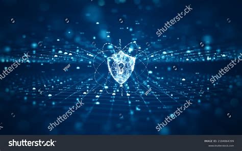 Cybersecurity Concept Shield Keyhole Icon On Stock Illustration 2184864399 Shutterstock