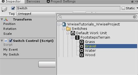 Setting Wwise Switches in Unity Alessandro Famà