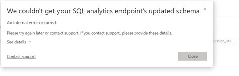 Solved Cant Access Lakehouse Sql Analytics Endpoint Due