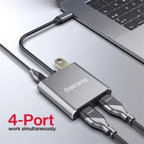 Datronic USB C In K HDMI Dual Display Multiport DUSBC Thunder Match