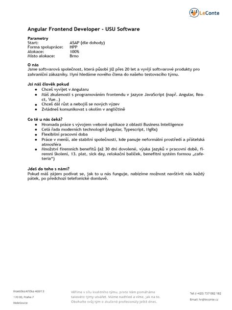 Angular Frontend Developer Usu Sw Pdf