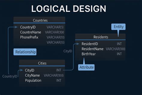 Create A Logical Database Design With Dbschema