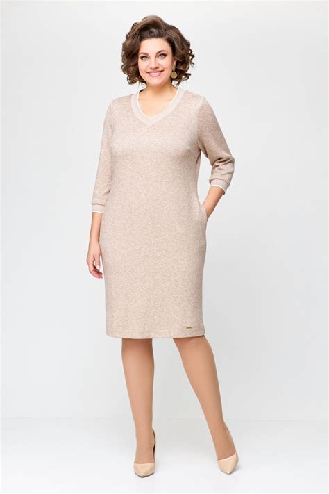 Платье Swallow 702 1 Бежевый меланж размер 50 58 описание отзывы En 2024