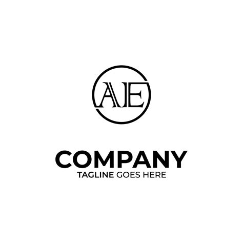 Abstract Ae Letter Simple Style Logo Design Vector Template 28284953