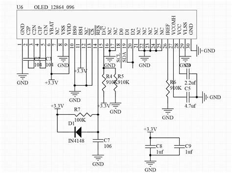014 基于stm32的oled模块 7x5cm 实验 八城实验教程平台