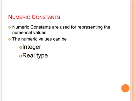 Constants In Java Pptx Programming Languages Computing