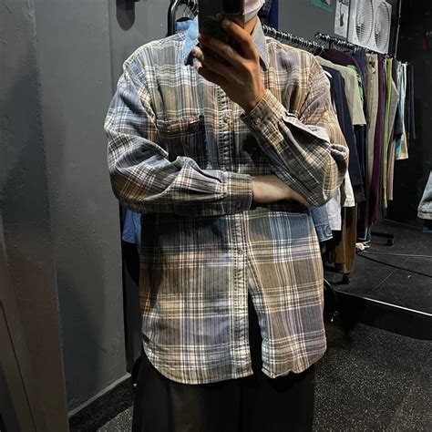 게스 워크웨어 체크 웨스턴셔츠 후루츠패밀리