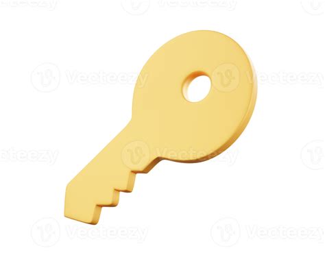 3d Minimal Rendering Key 22532258 Png