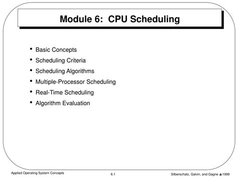 Ppt Module 6 Cpu Scheduling Powerpoint Presentation Free Download