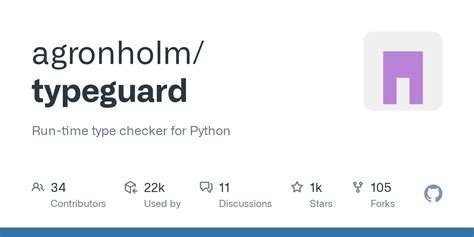 Github Agronholmtypeguard Run Time Type Checker For Python