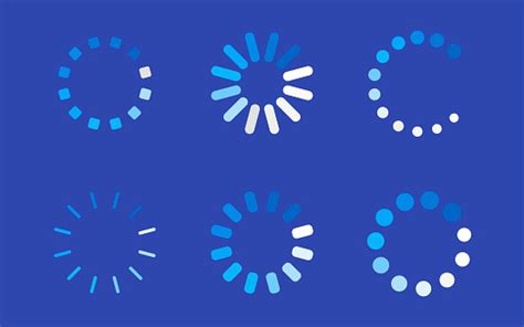 진행률 로드 표시줄입니다 표시기 집합입니다 진행 상황 웹 디자인 템플릿 인터페이스 업로드를 다운로드합니다 벡터 그림입니다 대기에 대한 스톡 벡터 아트 및 기타 이미지