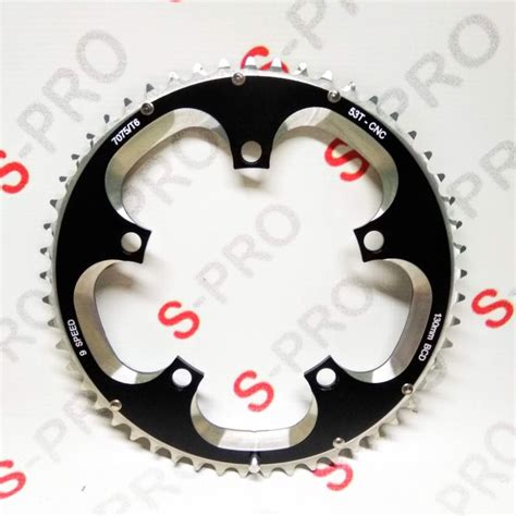 Jual Chainring 53t Chain Ring 53t Crank Bcd 130 Untuk Single 9 Speed Seli Road Bike Mini Velo