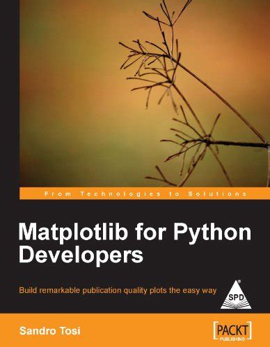 Matplotlib For Python Developers Build Remarkable Publication Quality