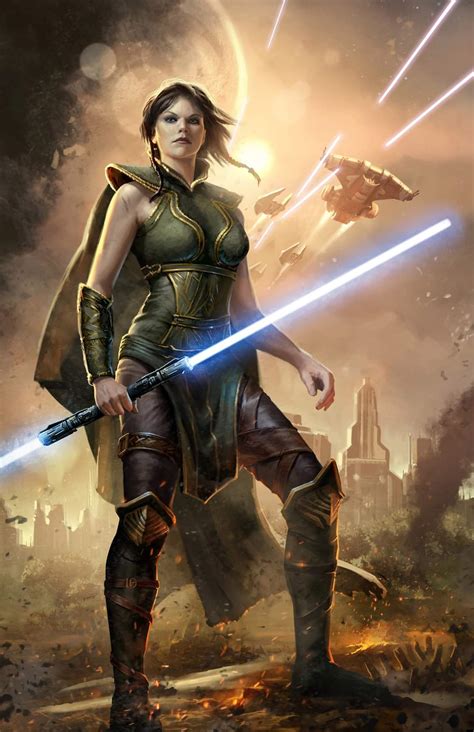 Star Wars Female Jedi Fan Art