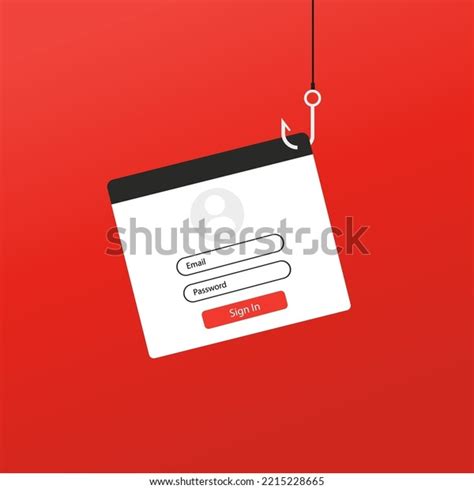 Phishing Concept Hacker Stealing Login Account Stock Vector Royalty Free 2215228665 Shutterstock