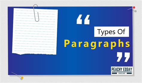 Types Of Paragraphs Based On Writing Structure And Format