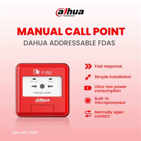 DHI HY Dahua Addressable Fdas Manual Call Point Lazada PH