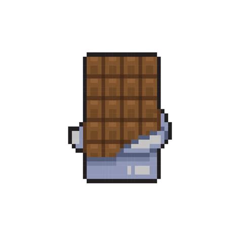 Chocolate Bar Pixel Art At Billie Delgado Blog