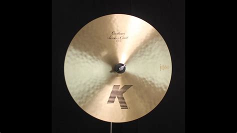 Zildjian 16 K Custom Session Crash 1048g Youtube