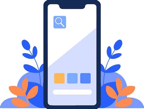 Premium Vector Smartphone Concept In UX UI Flat Style Isolated On Background