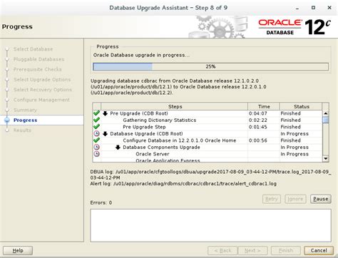 upgrade para o oracle 12 2 em ambiente oracle rac 12 1 multitenant