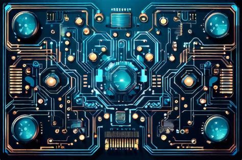 Ai Image Generator Advanced Microprocessor Computer Chip Premium Ai Generated Image