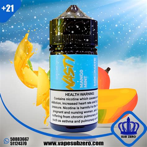 Nasty Mango 60 Ml Vape Subzero