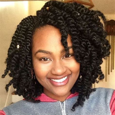 Short Kinky Twist Hairstyles