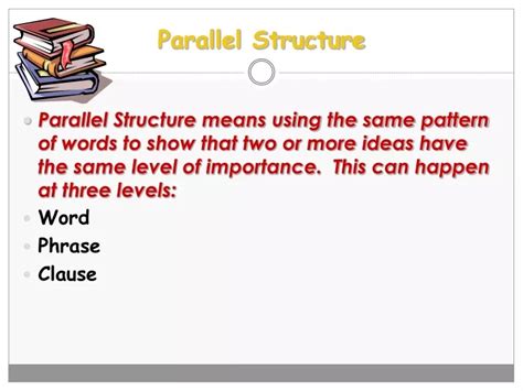 Ppt Parallel Structure Powerpoint Presentation Free Download Id