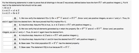 Solved Recursively Defined Below Have The Orm。 Put The