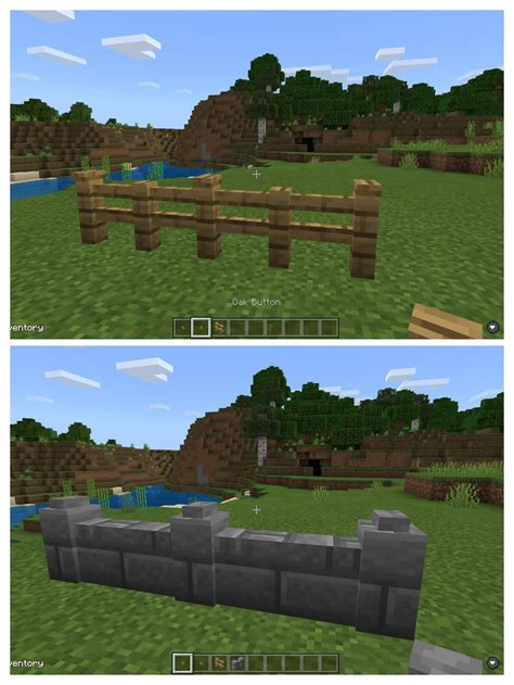 Minecraft Button Recipe