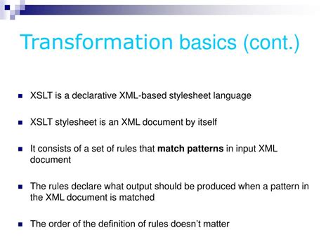 Ppt Xslt Extensible Style Language For Transformation Powerpoint