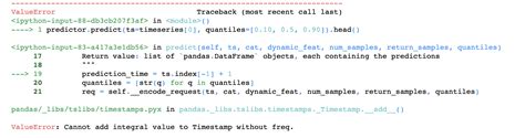 deepar model valueerror cannot add integral value to timestamp without freq · issue 840