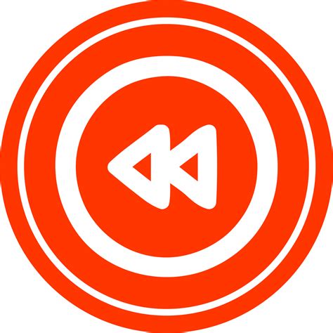 Rewind Button Circular Icon 36350788 Png