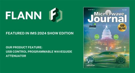 Featured In Microwave Journal Our Low Cost Programmable Waveguide Attenuator Flann Microwave