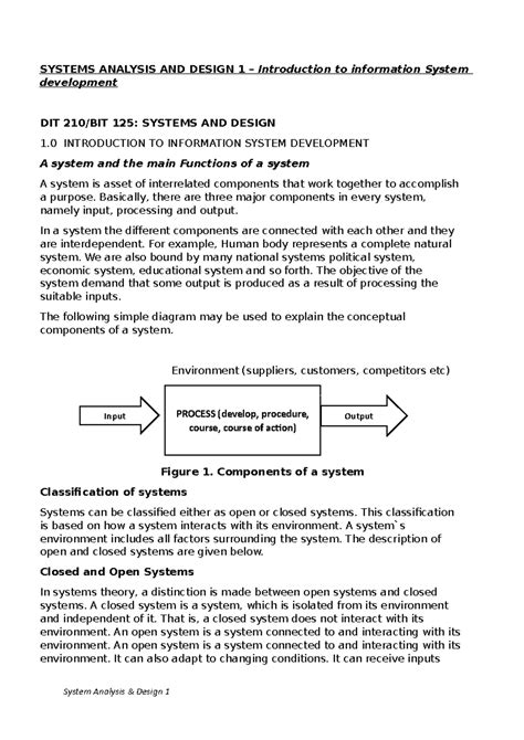 What Is Information System Analysis And Design Design Talk