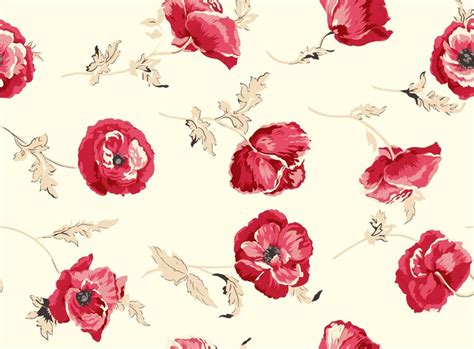 Premium Vector Flowers Repeat Pattern Design Vector Art Illustration