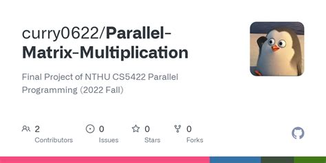 Github Curry Parallel Matrix Multiplication Final Project Of