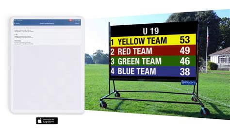 Quickscore Smart Scoreboards Qs Leaderboard App Promo Video Youtube