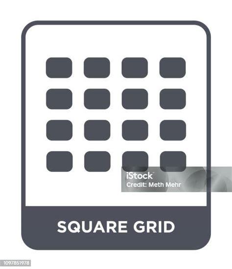 흰색 바탕에 사각형 그리드 아이콘 벡터 사각형 그리드 유행 가득 궁극적인 Glyphicons 컬렉션에서 아이콘 0명에 대한 스톡 벡터 아트 및 기타 이미지 Istock