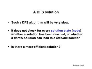Backtracking PPT