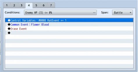 Battle Event Variable Issue RPG Maker Forums