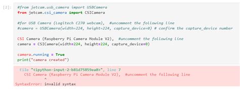 Syntax Error For Csicamera Jetson Nano Nvidia Developer Forums