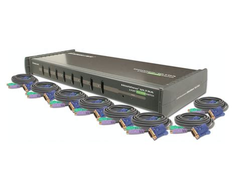 Iogear GCS MiniView Ultra Port PS KVM Switch Mitey AV