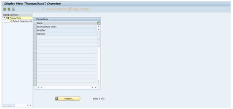 CUSTSELDEF IM FA IA SAP Tcode Selection Tool Default Criteria CUS