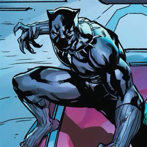 Black Panther Comic Icon Blackpanther Tchalla Marvel Black Panther