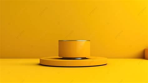 스튜디오 조명으로 조명되는 판촉물을 위한 생생한 노란색 연단의 3d 렌더링 최소한의 장면 플랫폼 배경 노란 연단 배경 일러스트 및 사진 무료 다운로드 Pngtree