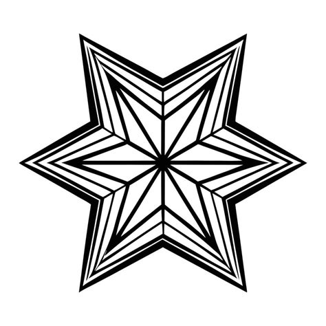 Abstract Black Star Shape Geometric Usa Inspired Design 60272291 Vector Art At Vecteezy